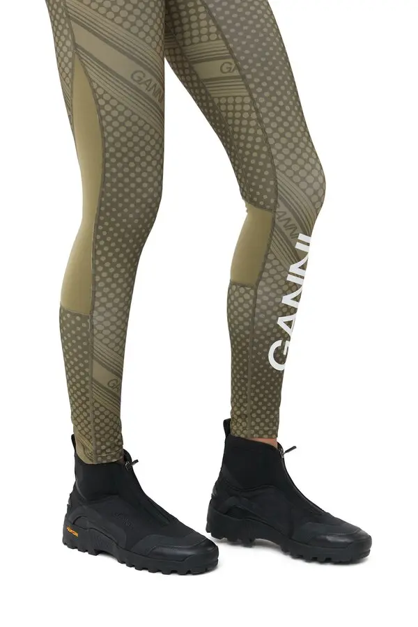GANNI Performance High Top Zip Sneakers