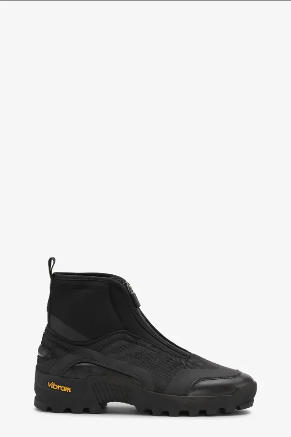 GANNI Performance High Top Zip Sneakers