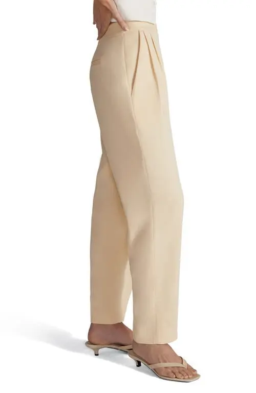 FAVORITE DAUGHTER Side Zip Pleated Trousers