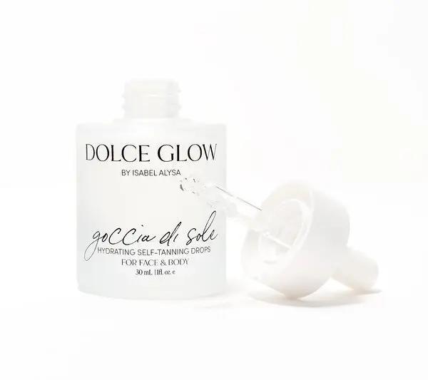 DOLCE GLOW BY ISABEL ALYSA Luce Clear Tanning Mist & Tanningdrops W/ Glove