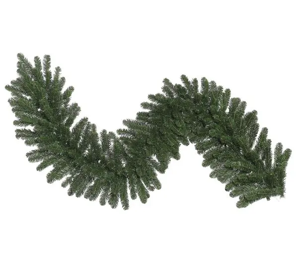 VICKERMAN 9' X 14' Oregon Fir Artificial Christ As Garland, Un - One-color
