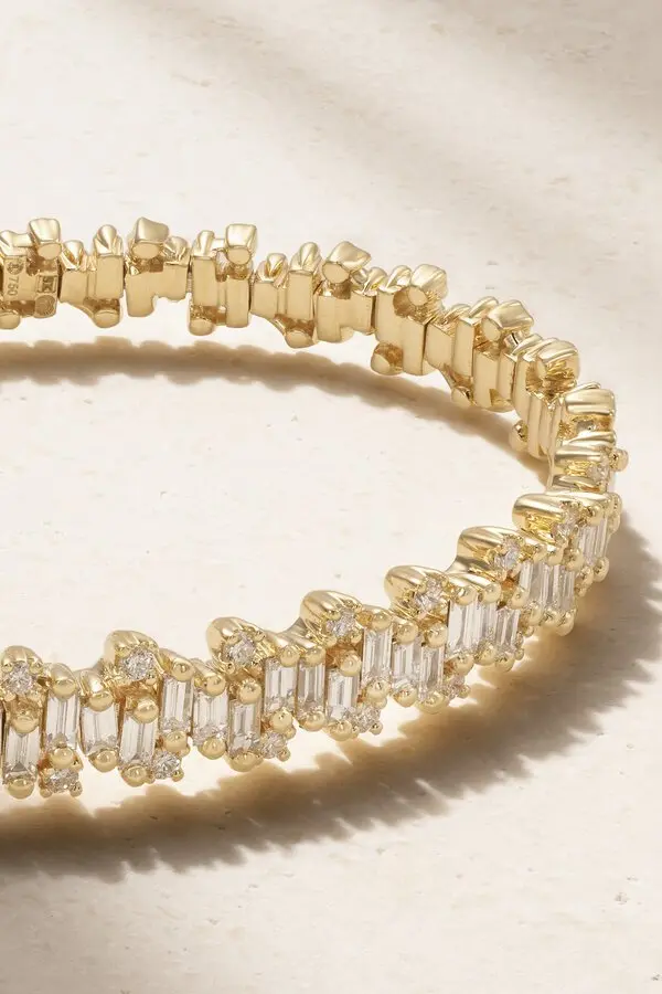 SUZANNE KALAN Shimmer 18-karat Diamond Bracelet