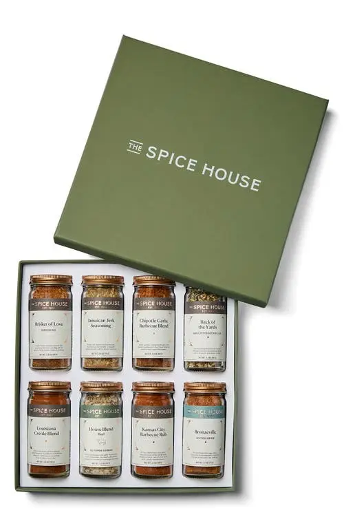 THE SPICE HOUSE Barbecue Deluxe 8-piece Spice Collection - Green