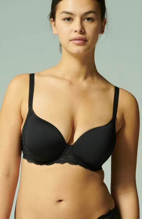 Simone Perele Reve Underwire 3d Plunge Bra - Black