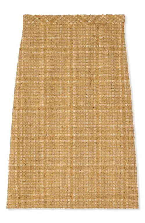 St. John Tonal Tweed Skirt