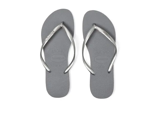 Havaianas Slim Logo Metallic Flip Flops