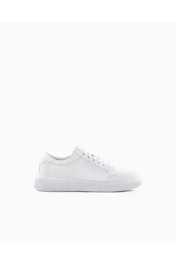 Giorgio Armani Deerskin Sneakers - White