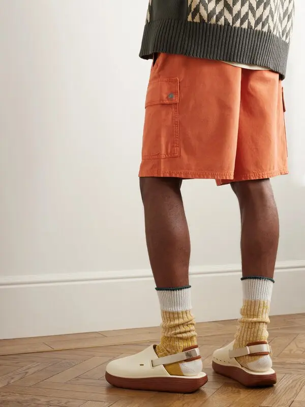MANAAKI Rua Cotton And Lyocell-blend Twill Cargo Shorts