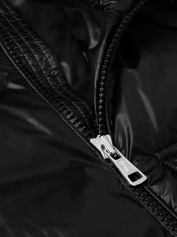 Moncler Wollaston Logo-appliquéd Quilted Hooded Down Jacket