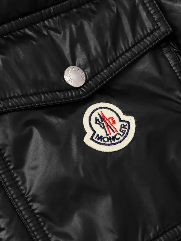 Moncler Wollaston Logo-appliquéd Quilted Hooded Down Jacket
