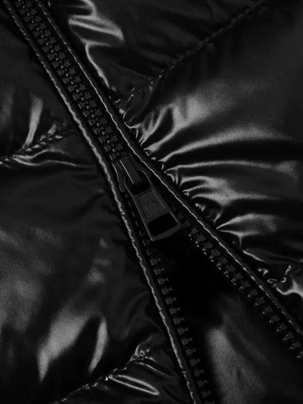 Moncler Logo-appliquéd Quilted Shell Hooded Down Jacket