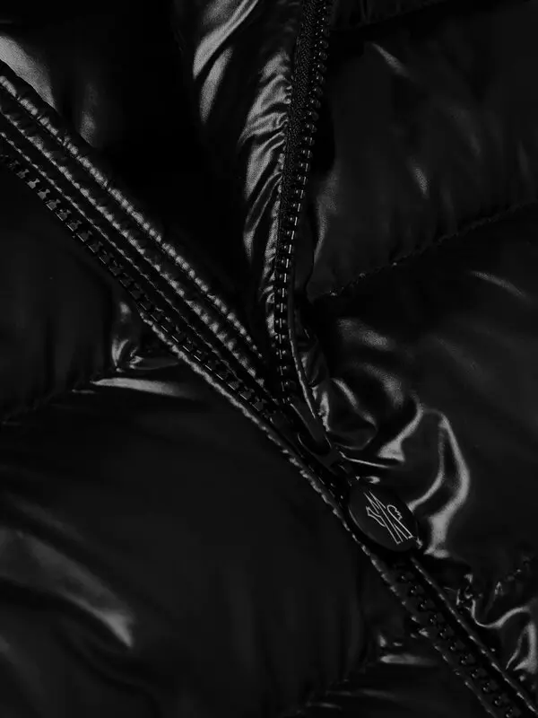 Moncler Logo-appliquéd Quilted Shell Hooded Down Jacket