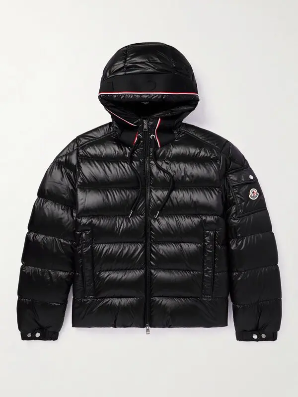 Moncler Pavin Logo-appliquéd Quilted Down Jacket