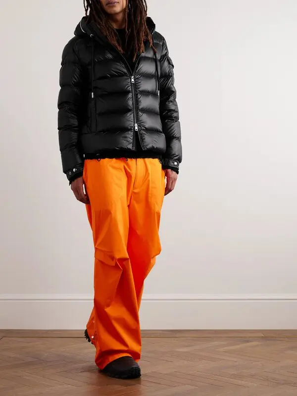 Moncler Pavin Logo-appliquéd Quilted Down Jacket