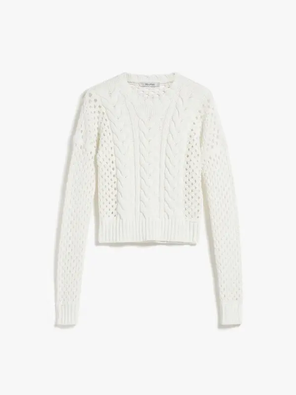 Max Mara Cable Knit Cotton Jumper
