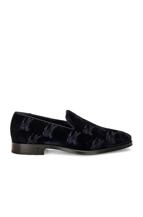 Burberry Wayne Loafer In Blue In Twilight Navy - 77% Off  display picture 2