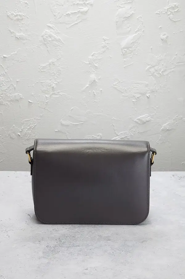 Celine Triomphe Shoulder Bag - Grey