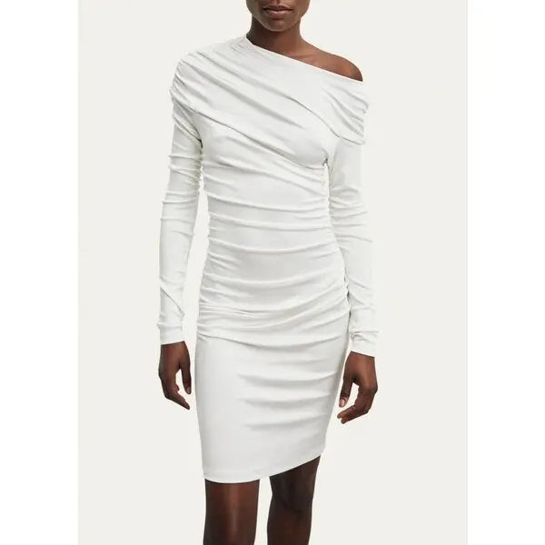 ET OCHS Freya Off-shoulder Twist Mini Dress