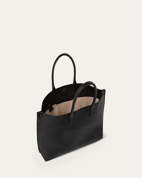Akris Ai Small Braided Top-handle Bag - Black