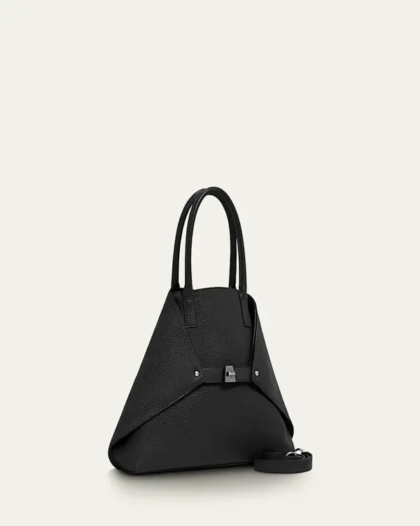 Akris Ai Small Braided Top-handle Bag - Black