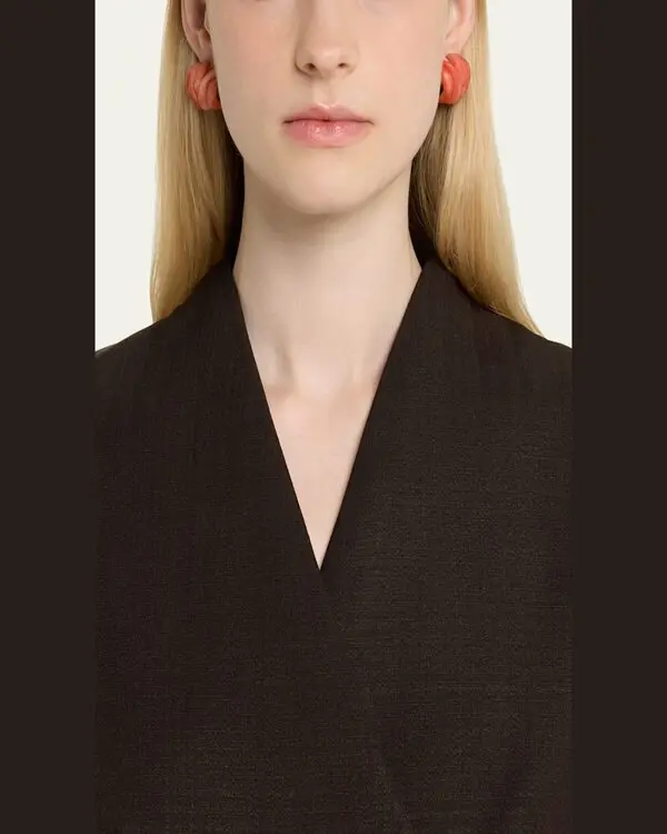 Completedworks Clash Sterling Silver Bio-resin Post Earrings