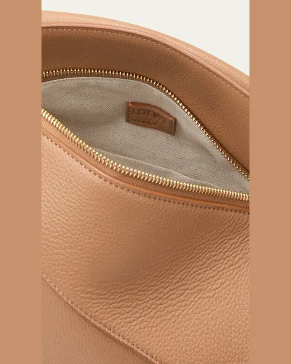 Loewe Puzzle Edge Small Top-handle Bag - Toffee
