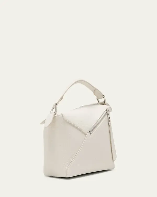 Loewe Puzzle Edge Small Top-handle Bag - Toffee
