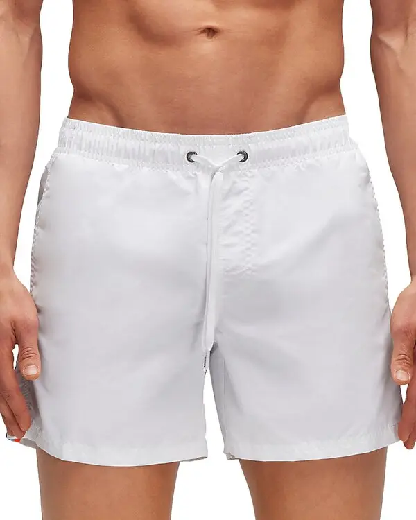 Sundek Regular Fit 14" Board Shorts - White
