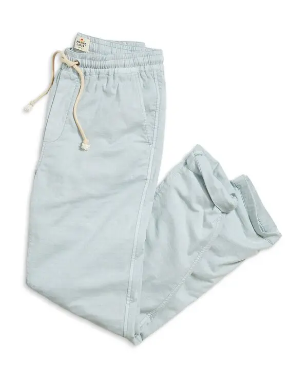 Marine Layer Standard Fit Beach Pants - Light Blue
