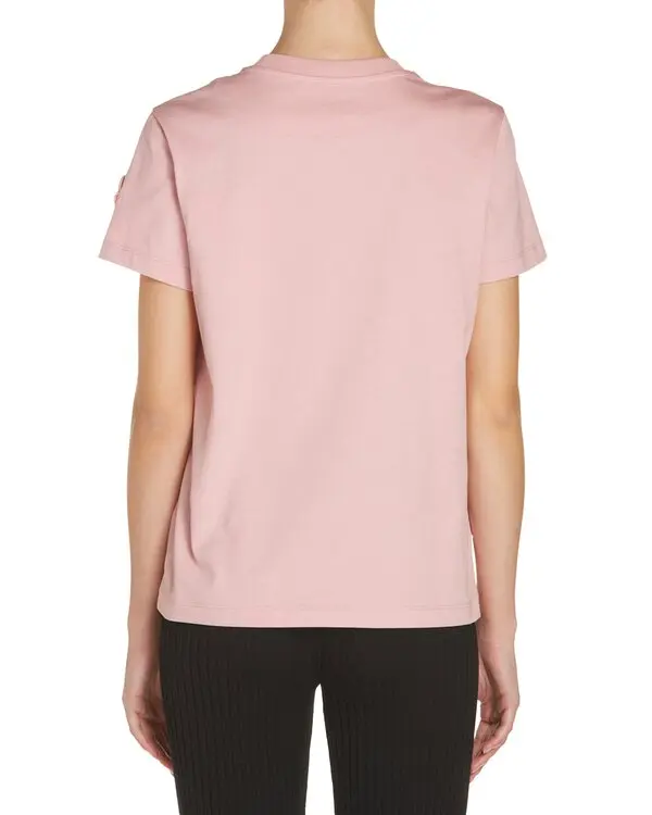 Moncler Cotton Short Sleeve Logo Tee