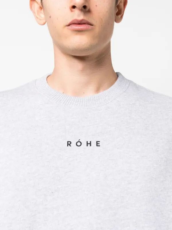 RÓHE Logo-print Long-sleeve Sweatshirt