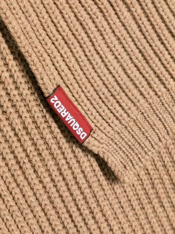 Dsquared2 Wool Scarf And Beanie Set