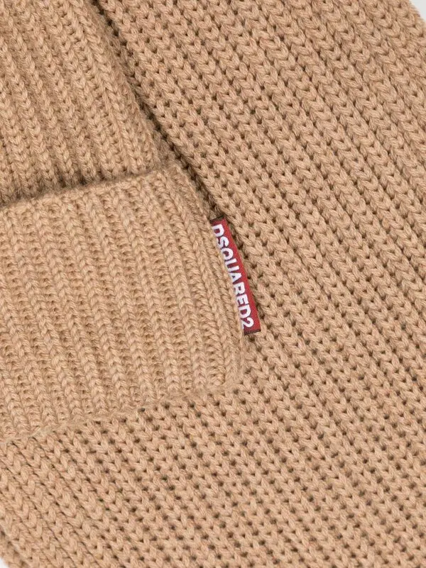 Dsquared2 Wool Scarf And Beanie Set