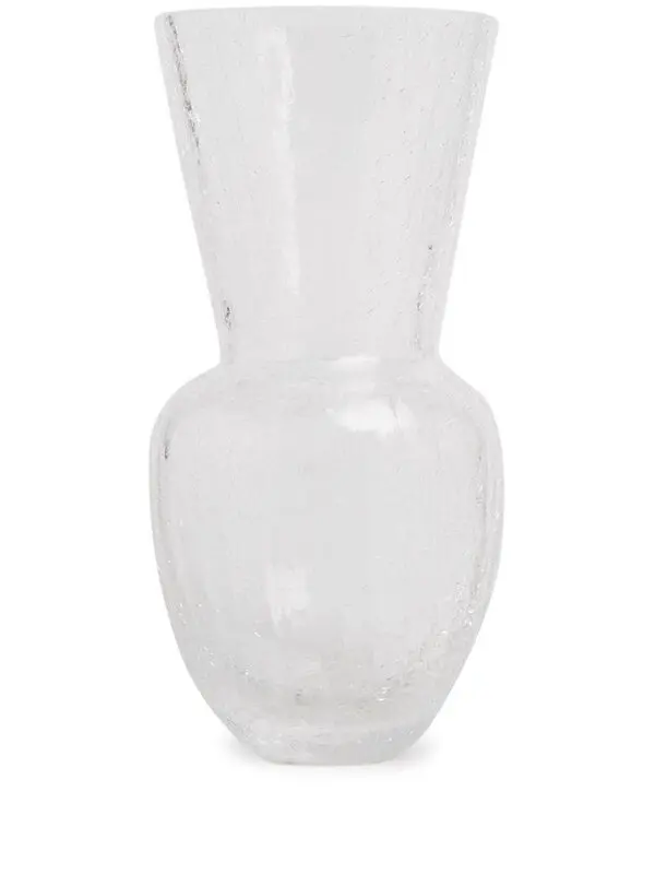KLIMCHI Felicity Cracked-effect Vase - White