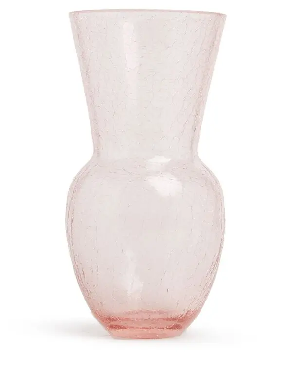 KLIMCHI Felicity Cracked-effect Vase - Pink