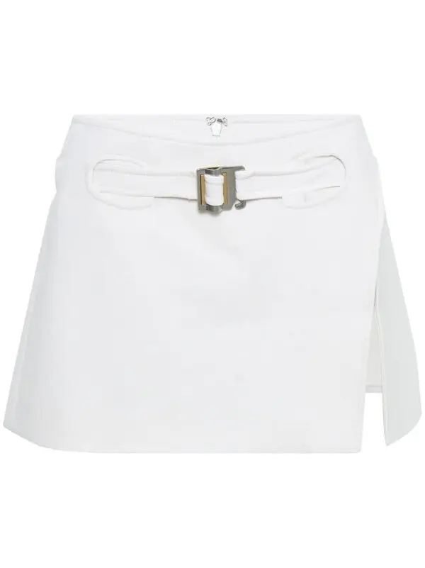 DION LEE Interloop Mini Skirt - White