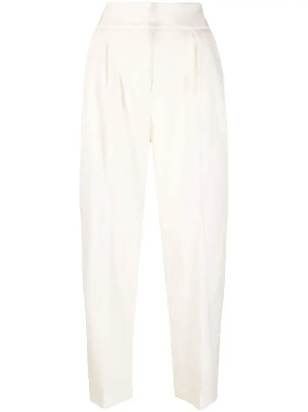 Fabiana Filippi Pressed-crease Tapered-leg Trousers
