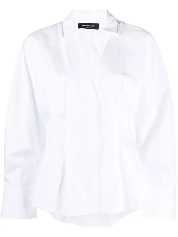 Fabiana Filippi Pleated Cotton Shirt