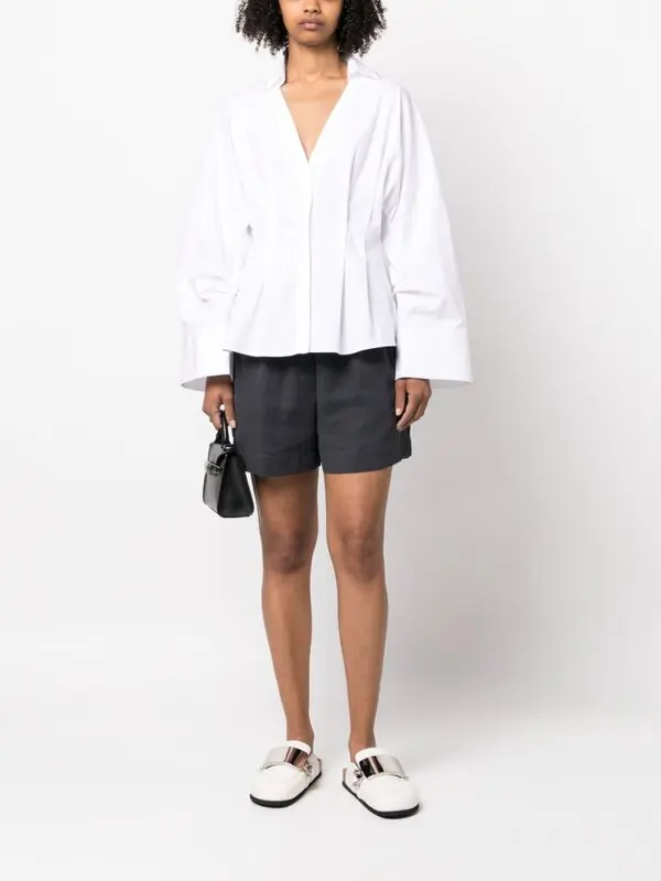 Fabiana Filippi Pleated Cotton Shirt