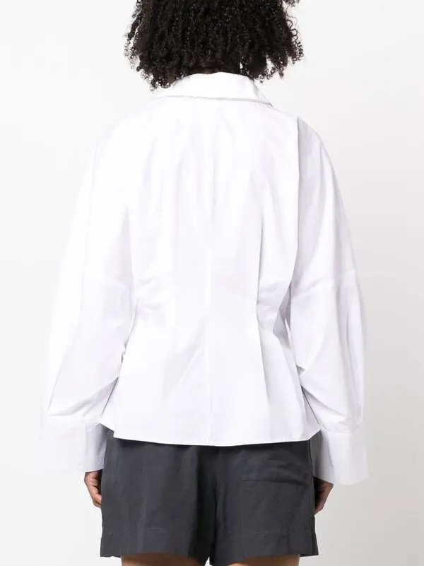 Fabiana Filippi Pleated Cotton Shirt