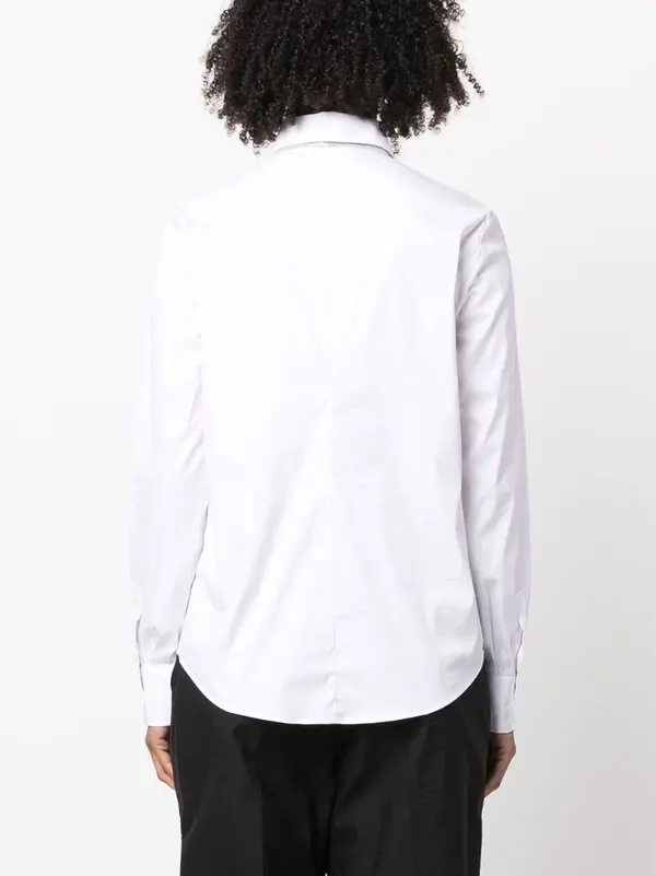 Fabiana Filippi Bead-embellished Long-sleeve Shirt