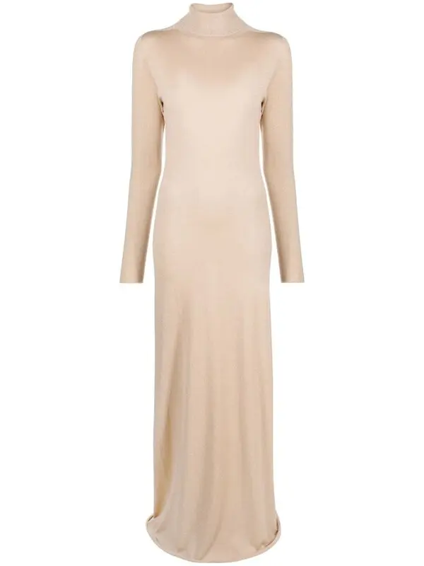 Fabiana Filippi Long-sleeve Knitted Maxi Dress