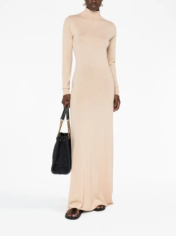 Fabiana Filippi Long-sleeve Knitted Maxi Dress