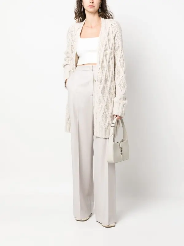 Fabiana Filippi Wide-leg Tailored Trousers - Neutrals