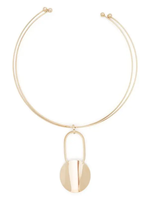 Fabiana Filippi Circular Pendant Necklace - Gold