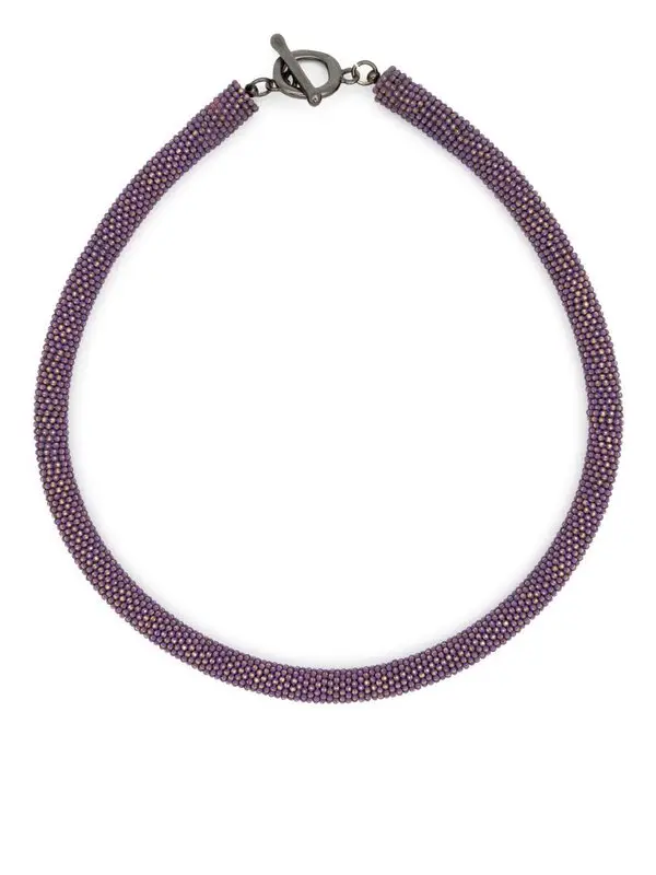 Fabiana Filippi Bead-chain Necklace - Purple