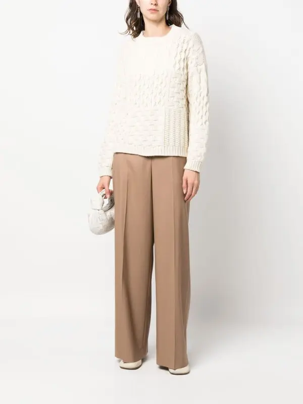 Fabiana Filippi Wide-leg Trousers - Brown
