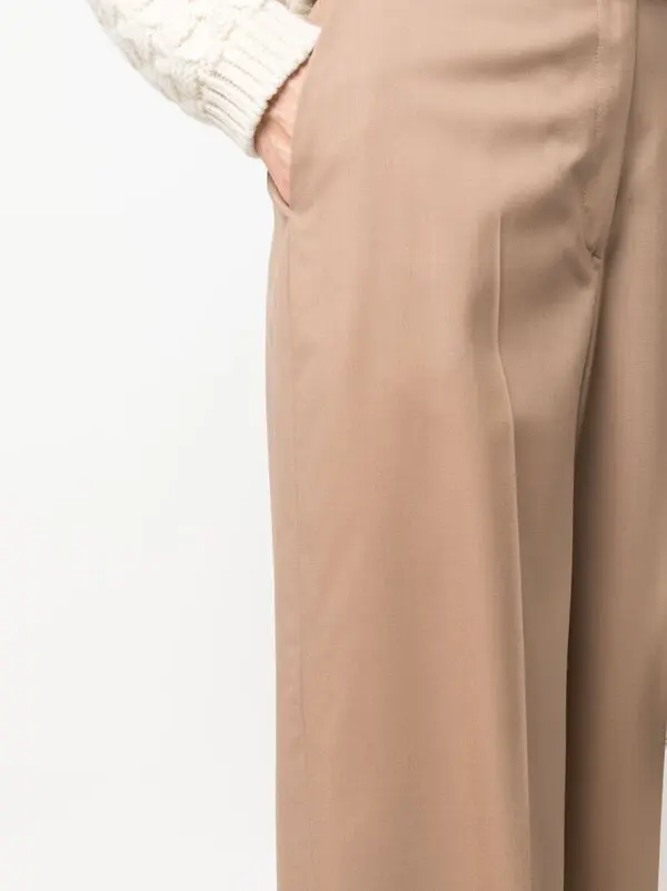 Fabiana Filippi Wide-leg Trousers - Brown