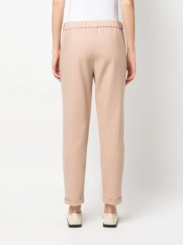 Fabiana Filippi Drawstring Waist Trousers - Brown