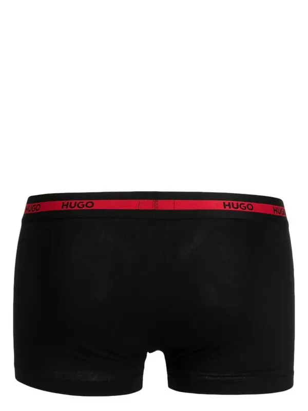 Hugo Three-pack Logo-waistband Boxers